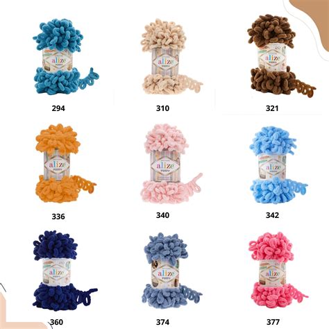 LOOP YARN Alize Puffy Yarn Blanket Yarn Velvet Yarn Easy Etsy