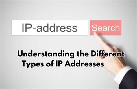 Understanding The Different Types Of IP Addresses WebTech Spark