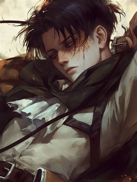 Levi Ackerman Attack On Titan Anime Art By Bellmdp On Deviantart