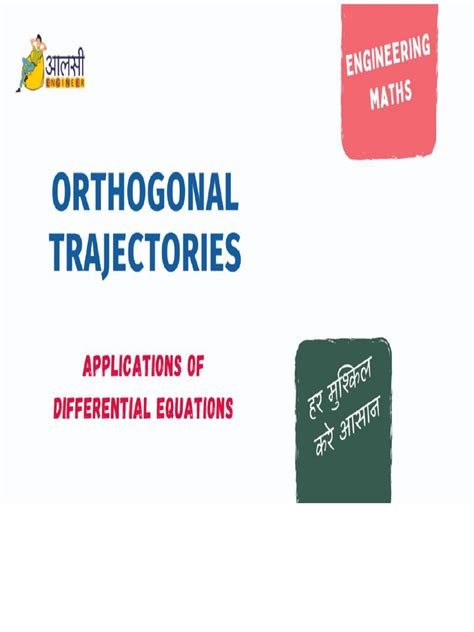 1 Orthogonal Trajectories6866232 Pdf