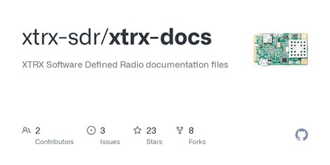 Github Xtrx Sdrxtrx Docs Xtrx Software Defined Radio Documentation Files