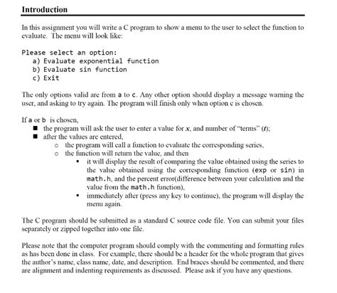 Solved Introduction In This Assignment You Will Write A C