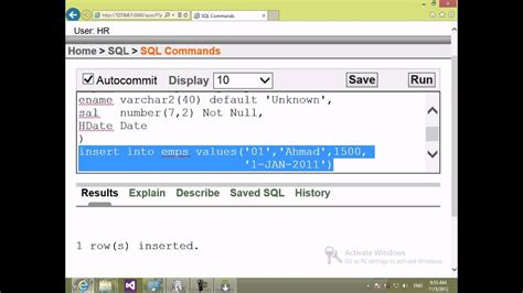 7 Oracle Database Insert Update Delete Intro Select Char Functionsavi Youtube