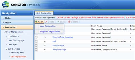 การทำ Endpoint Registration Guest Self Register แบบไมมรหส บรษท ซงฟอร เทคโนโลย