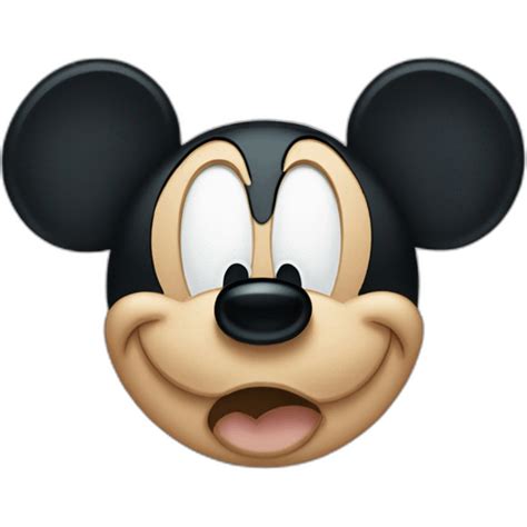Crying Tears Mickey Mouse Emoji