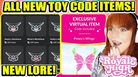 More Toy Codes Revealed New Set And New Lore For Royale High 🏰 Roblox Royale High Tea Youtube