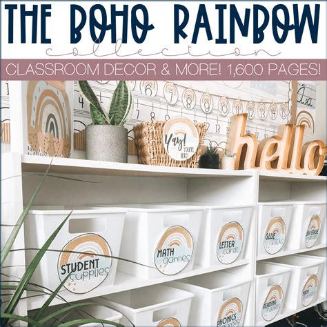 Boho Rainbow Classroom Decor Artofit