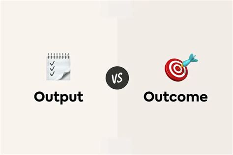 From Outputs To Outcomes Strategies For Team And Personal Success