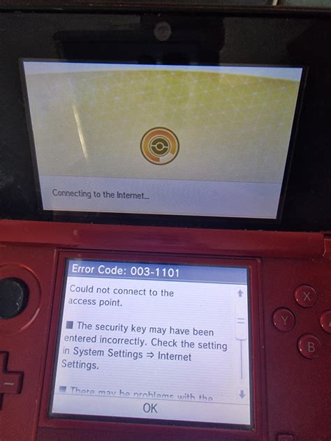 3ds error 003 1101 r gaming