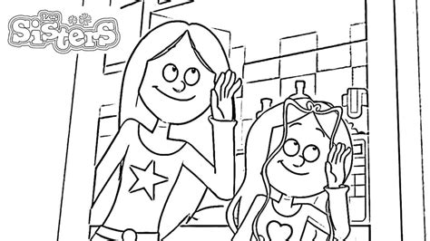 Coloriage Les Sisters à Imprimer Et Dessin