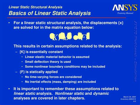 PPT Linear Static Structural Analysis Overview PowerPoint Presentation ID