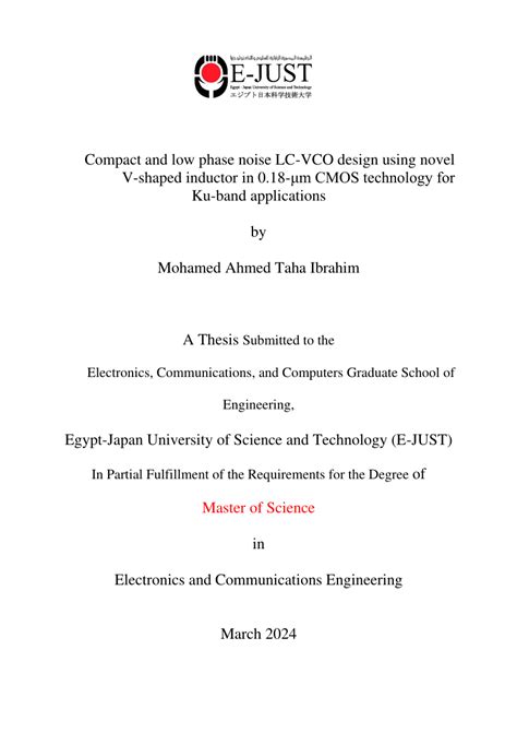 Pdf Compact And Low Phase Noise Lc Vco Design Using Novel V Shaped Inductor In 018 μm Cmos