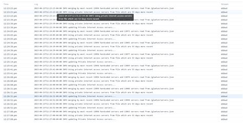Gluetun Crashes On Startup When Refreshing Servers Json Private Internet Access Issue