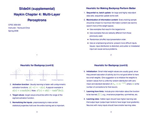 Heuristic For Making Backdrop Perform Better Multi Layer Perceptron