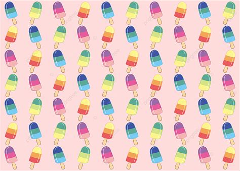 Colorful Popsicle Dku Vector Background Colorful Popsicles Popsicle