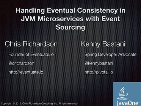 Handling Eventual Consistency In Jvm Microservices With Event Sourcing