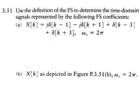 solved use the definition of the fs to determine the