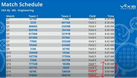VEX TM App I Have Trouble Scheduling Matches VIQC Slapshot Game VEX Forum