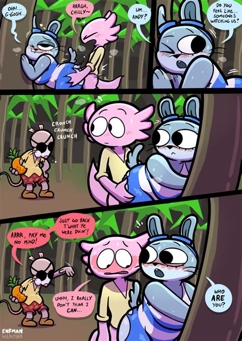 Rule 34 Amphibian Andy Axolotl Anthro Ass Axolotl Blush Blush Lines Bodily Fluids Bottomless