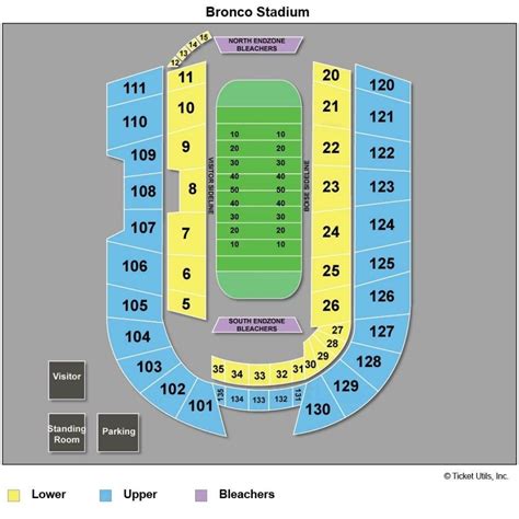 Albertson Stadium Seating Chart
