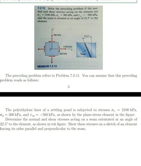 Solved 72 12 Solve The Preceding Problem If The Nor Mal