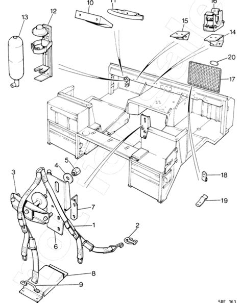 Strap Assembly Spare Wheel Mounting 101 Parts