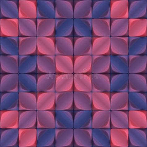 Digital Illustration Of A Pattern Consisting Of A Grid Of Interlocking