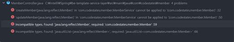 Java Lang Reflect Error