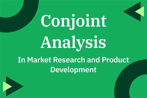 understanding conjoint analysis in market research and product development