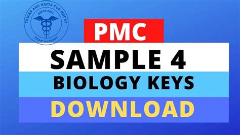 PMC Biology SAMPLE 4 KEYS Wisegot