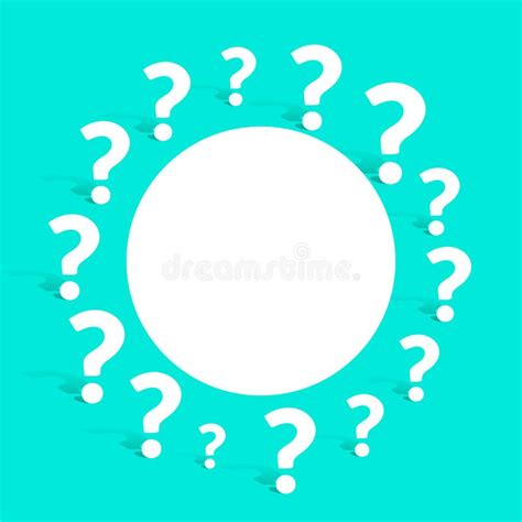 Web Support And Help Question Mark Background With Text Space Stock