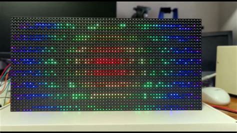 esp32 hub75 matrixpanel examples youtube