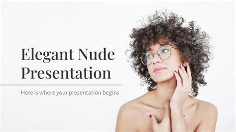 Apresentação Nude elegante Tema do Apresentações Google e PPT