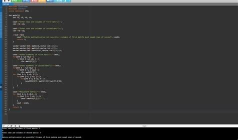 matrix multiplication in c c coding challenge 50 100 is the fifty day… jyoti mudalagi