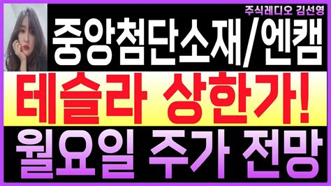 엔켐 엔켐주가 엔켐주가전망 중앙첨단소재 주가전망 💥월요일주가전망 트럼프 폭등상한가 월요일주가전망 트럼프도 2차전지 상승 막을수없는이유~ Youtube