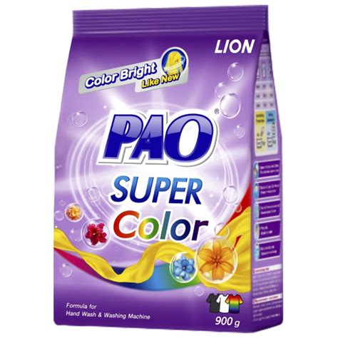 Lion Thailand Антибактериальный порошок Pao Super Color для стирки ...