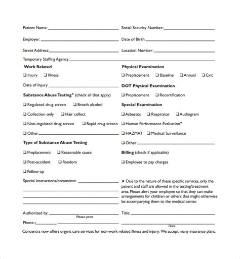 Get Free Dot Physical Forms Printable And Ready Printables For Everyone