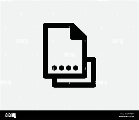 File Line Icon Document Page Paper Business Office Contract Word Letter Folder Linear Symbol