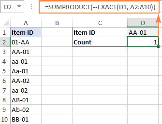 Excel Count Cells Containing Specific Text Exact And Partial Match