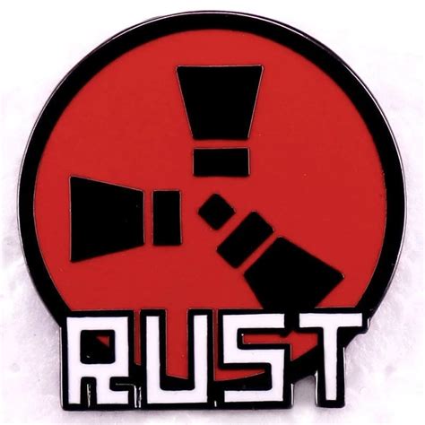 Survival Game Rust Enamel Pin Distinct Enamel Pins