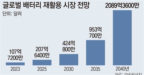 전기차 Lfp 배터리 급증하는데 재활용 업체 국내엔 없어