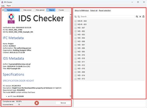 ids checker bimvision