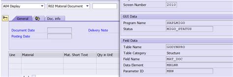 CALL TRANSACTION MIGO