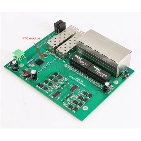 100m Unmanaged Ethernet Switch Module For Optical Electrical Conversion