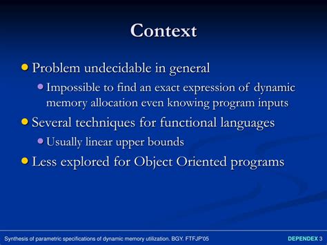 Ppt Synthesizing Parametric Specifications Of Dynamic Memory