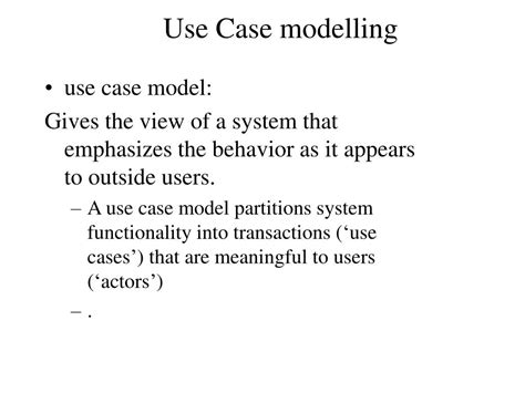 PPT Use Case Modeling PowerPoint Presentation Free Download ID 5683492