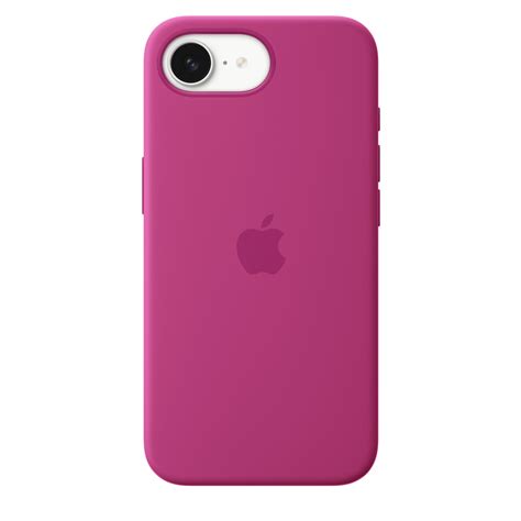 Funda De Silicona Para El Iphone 16e Fucsia Apple Es