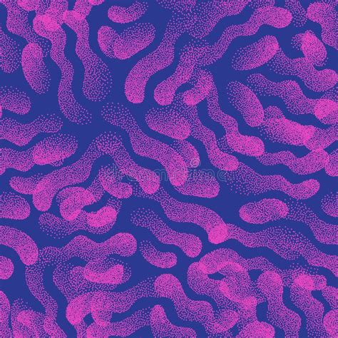 Vector Abstract Stippled Weird Seamless Pattern Stock Vector Illustration Of Natural Diffuse