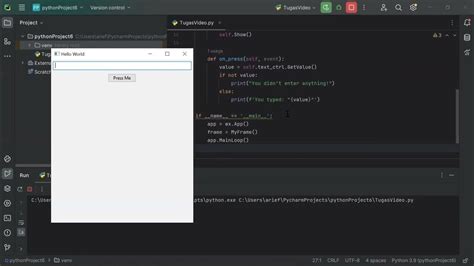 Tugas Kelompok Pemrograman Lanjut Implementasi Toolkit Wxpython Youtube