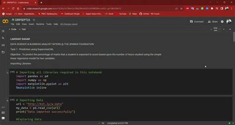 Completed Task 1 Of Data Science And Business Analytics Lakshay Dagar